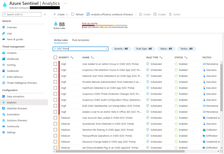 Deploy Azure Sentinel Analytic Rules from 3rd Party Sources
